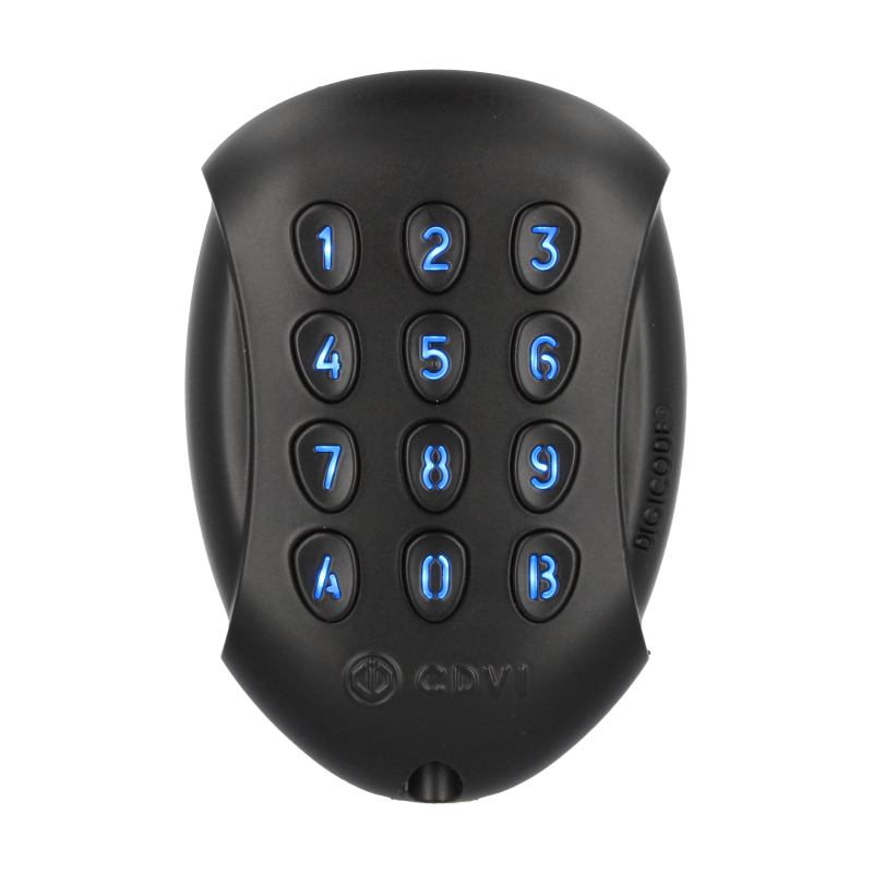 GALEO BLACK | Matte black standalone access keypad | by CDVI